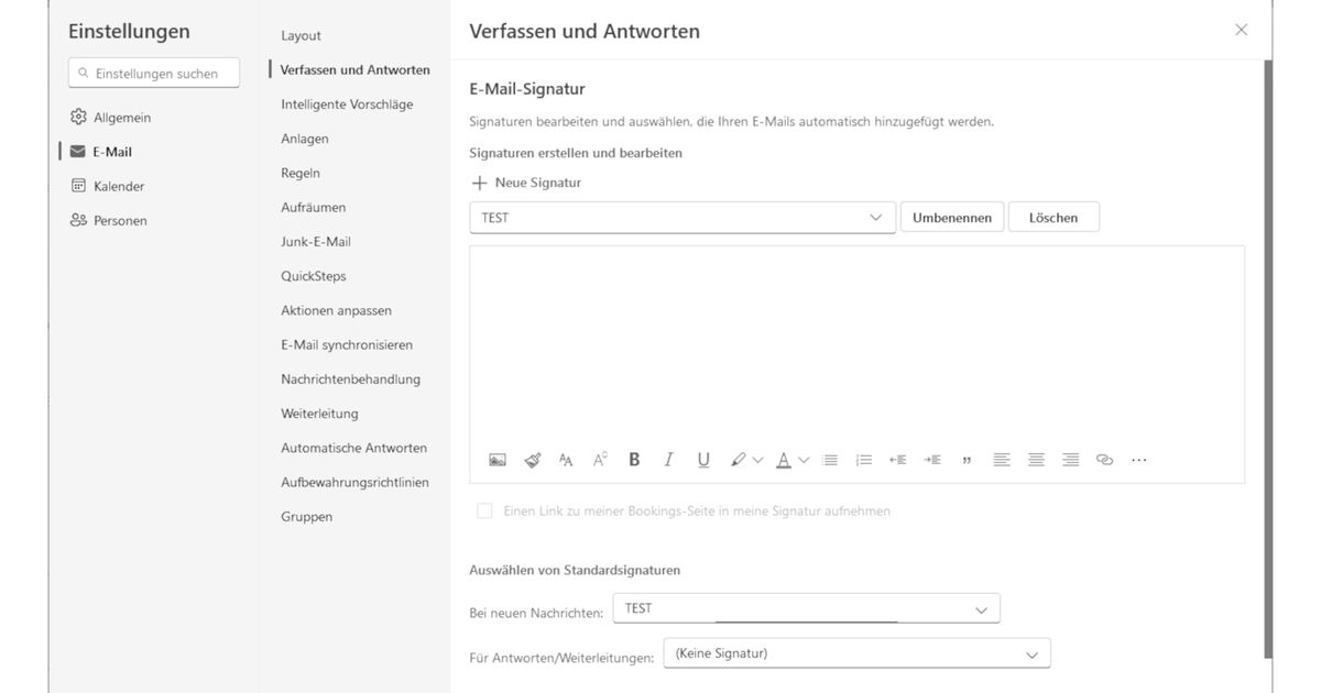 Outlook-Signatur einrichten und verwenden: So geht’s