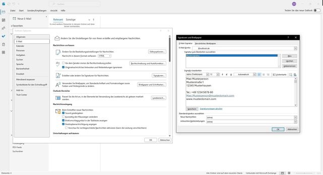 Outlook-Signatur einrichten und verwenden: So geht’s
