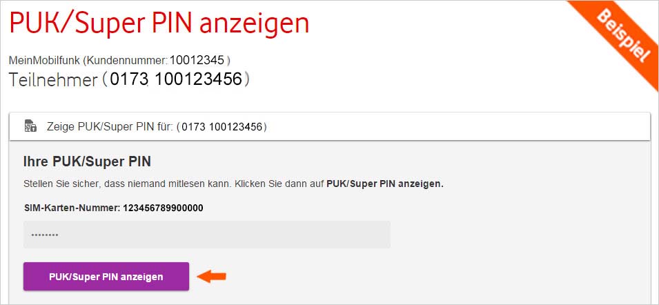 Hilfe | PIN & PUK - Sicherheit