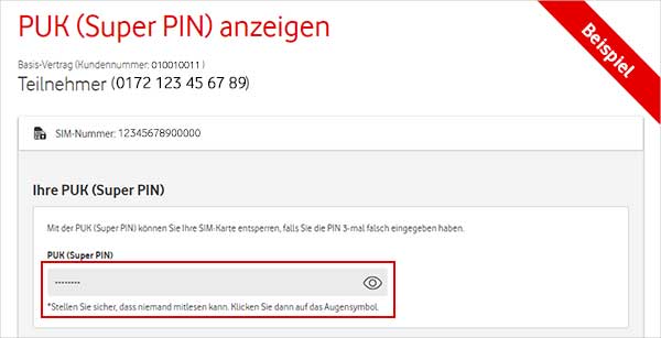 Hilfe | PIN & PUK - Sicherheit